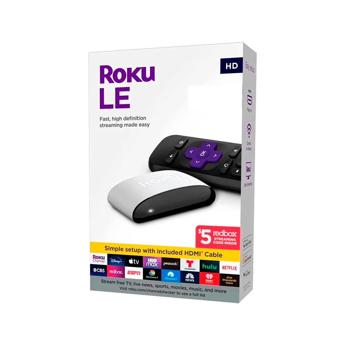Reproductor de Streaming Roku LE HD– Mr Click Chile