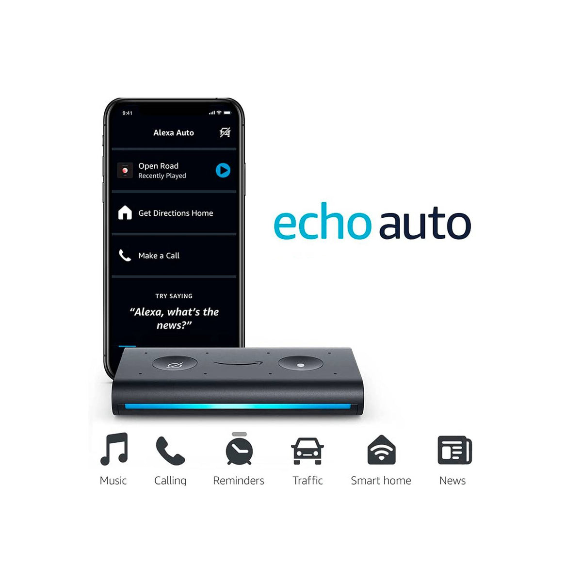 Asistente de Voz Amazon Echo Auto Manos Libres con Alexa– Mr Click Chile
