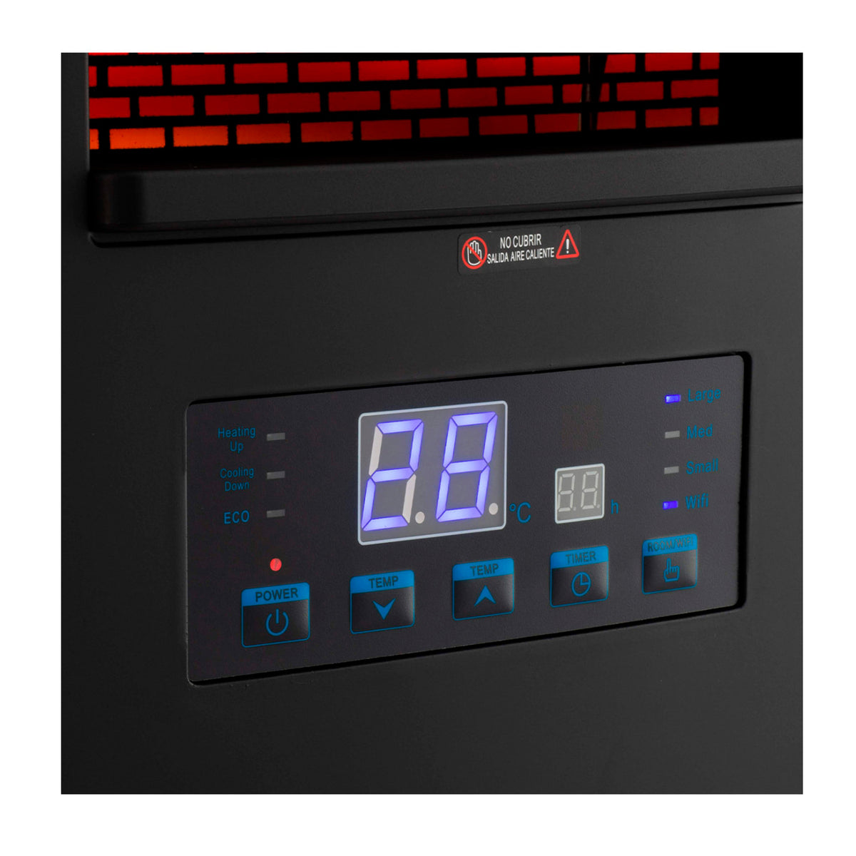 Estufa Infrarroja 2 en 1 Thorben Green 1500 Wifi– Mr Click Chile